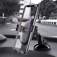 China Essager Universal Car Phone Holder with Suction Base for 4.5-6.5 inch Mobile Phones, PC+ABS Material for sale