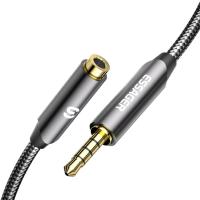 China 3.5mm Male to Female Audio Extension Cable with 24K Gold Plating for Headphones Speakers Car Audio Systems for sale