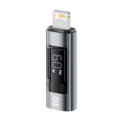 China ESSAGER ES-OTG25 USB-C to Lightning OTG Adapter with 3A Charging and 480Mbps Data Transfer for Apple iPhone for sale