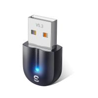China ESSAGER ES-BT13 Bluetooth 5.3 USB A Adapter with 10-20m Wireless Range for PC and Laptop Connectivity for sale