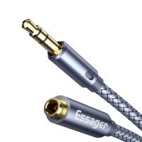 China Essager 3.5mm Male to Female Audio Extension Cable 1M 2M 3M 5M Pure Copper Core for Speakers for sale