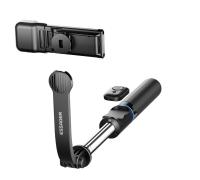 China Essager C01 Bluetooth Selfie Stick with 180° Flip and 360° Rotation - Adjustable Length with Hidden Fill Light for Mobile Phones for sale
