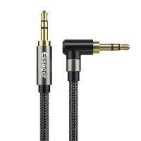 China 3.5mm AUX Cable with 90-Degree Elbow Connectors - Pure Copper Audio Jack Cable for High-Quality Sound Transmission for sale