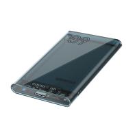 China ESSAGER ES-YPA01 2.5 Inch Transparent SATA Hard Drive Enclosure with USB 3.0 Interface and 22.5cm Compact Design for sale