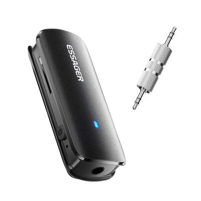 China ESSAGER ES-BT09 Bluetooth 5.3 Adapter with 110mAh Battery and 20m Range for 3.5mm Audio Devices for sale