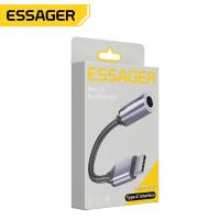 China Essager E01 USB-C to 3.5mm Audio Adapter - 12cm Cable with OEM & Dropshipping Services for sale