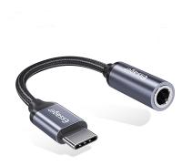 China Essager E01 USB Type-C to 3.5mm Female Audio Adapter - Digital Audio Jack Converter for Type-C Devices for sale