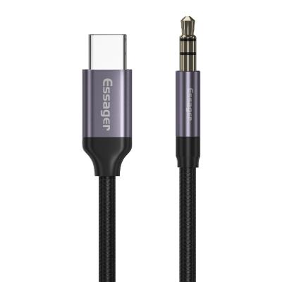 China Essager Type-C to 3.5mm Audio Adapter with OLP Protection - USB-C Headset Converter for Mobile Phones & Laptops for sale