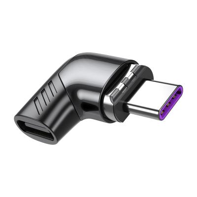 China Essager 100W Magnetic Type C to C Fast Charging Adapter with 7-Turn Connection and Data Transmission for sale