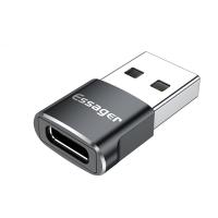 China Essager USB 2.0 to Type-C Laptop Adapter with 3A Fast Charging and Data Transmission Support for sale