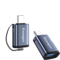 China Essager USB 3.0 Type C OTG Adapter 5Gbps Data Transfer with 24 Month Warranty for sale
