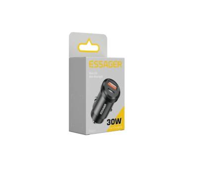China Essager 30W 45W USB Type C Car Charger With Over-Charging Protection for sale