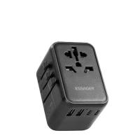 China Essager 65W Portable Travel Charger with 3 USB-C and 2 USB-A Ports for Fast Multi-Device Charging for sale