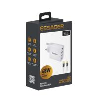 China Essager 48W USB Type C 4-Port Wall Charger with 18W PD Fast Charging for Mobile Phones for sale