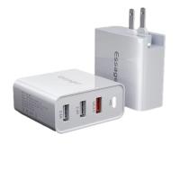 China Essager 2021 Earl 4-Port PD QC3.0 Charger 48W Total Output with 30W Power Delivery for Fast Phone Charging for sale