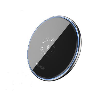 China Essager 2022 Mirror Desktop Wireless Charger 10W Fast Qi-Compatible with 15W Max Output for sale