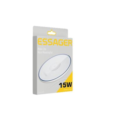 China Essager Mirror Desktop Wireless Charger 15W Qi Fast Charging with Type-C Interface and 64g Lightweight Design for sale