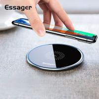 China Mirror Desktop Wireless Charger 15W 10W 7.5W 5W Type-C Interface 64g Weight for sale