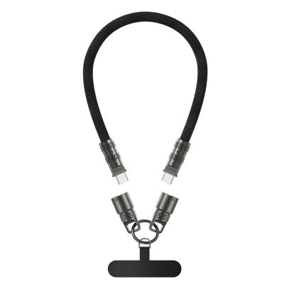 China ESSAGER ES-X65 60W Charging Lanyard Style USB C to USB C Cord for sale
