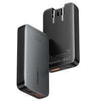 China ESSAGER ES-CD46 65W GaN Wall Charger with 2 Ports USB-C and USB-A Fast Charging for Laptop Phone Tablet for sale