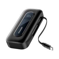 China ESSAGER FS01 1000mAh Portable Power Bank with 22.5W USB-C Retractable Cable and 18W Fast Charging for sale