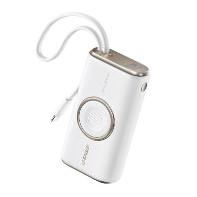 China ESSAGER ES-D018 10000mAh Portable Power Bank with 30W USB-C PD and Built-in Apple Watch Wireless Charging for sale