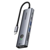 China ESSAGER ES-HB03 7-in-1 USB-C Hub with 5Gbps Data Transfer, 4K HDMI Output and 100W PD Charging for Laptops and Mobile Devices for sale