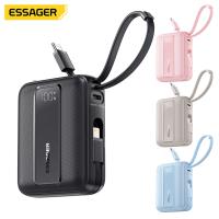 China Essager ES-D024 10000mAh 22.5W Fast Charging Power Bank with Digital Display and Built-in Cables for sale
