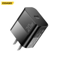 China ESSAGER PD 20W GaN USB-C Fast Charger with 100-240V Input and Multiple Safety Protections for sale