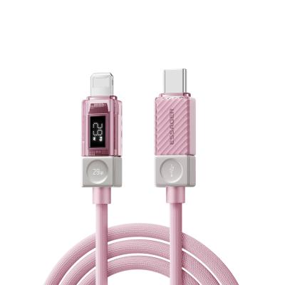 China ESSAGER ES-X76 USB-C to Lightning PD 29W Fast Charging Cable with Digital Display - 3Ft/6Ft Lengths for iPhone & iPad for sale