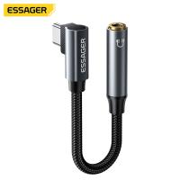 China Essager ES-YP28 Lightning Usb Type C To 3.5mm Audio Converter Adapter Cable for sale