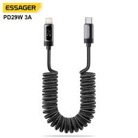 China ESSAGER ES-X64 Type C to Lightning Fast Charger Cable 29W PD 3A with LED Digital Display - 1.2m/1.8m Length Options for sale