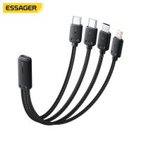 China ESSAGER ES-OTG32 Usb Type C to Type C Micro Usb Lightning 4 in 1 Adapter Charging Cable for sale