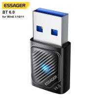 China ESSAGER ES-BT16 Wireless Usb Bluetooth Dongle Adapter Bluetooth 6.0 5.4 5.3 for sale