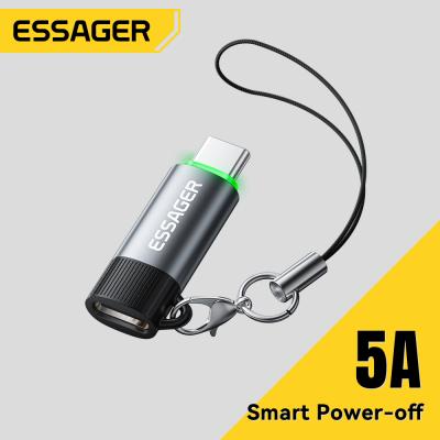 China ESSAGER ES-OTG35 USB Type C to Type C Adapter Converter PD 100W 5A Power Charging for sale