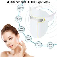 China Rechargeable Red Blue Light Face Mask LED Therapy For Ance / Anti Aging for sale
