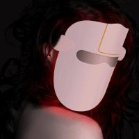 China Rechargeable Red Blue Light Face Mask LED Therapy For Ance / Anti Aging for sale