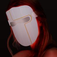 China Red Blue Yellow LED Light Therapy Mask 3.7V Skincare Light Mask for sale