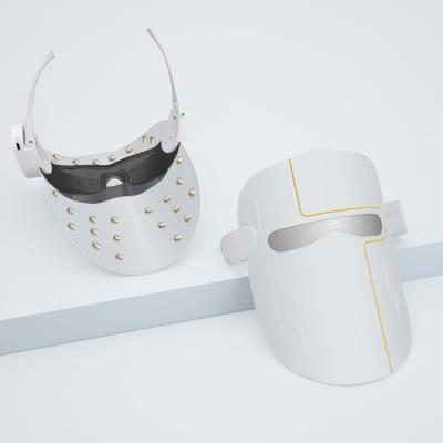 China 620nm 460nm Red Blue Yellow Light Therapy Mask For Eliminate Wrinkle for sale