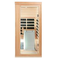 China Modern Wooden Infrared Sauna Room 1 Person Infrared Steam Room for sale