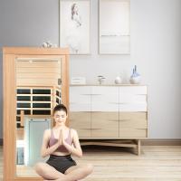 China Wood Infrared Sauna Room One Person For Rejuvenation Infrared Therapy for sale