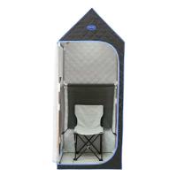 China Black Portable Full Body Sauna Tent 1 Person Spa Sauna Room for sale