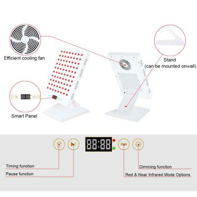 China 660nm 850nm LED Red Light Therapy Skin Rejuvenation 400W Infrared Light Therapy Panel for sale