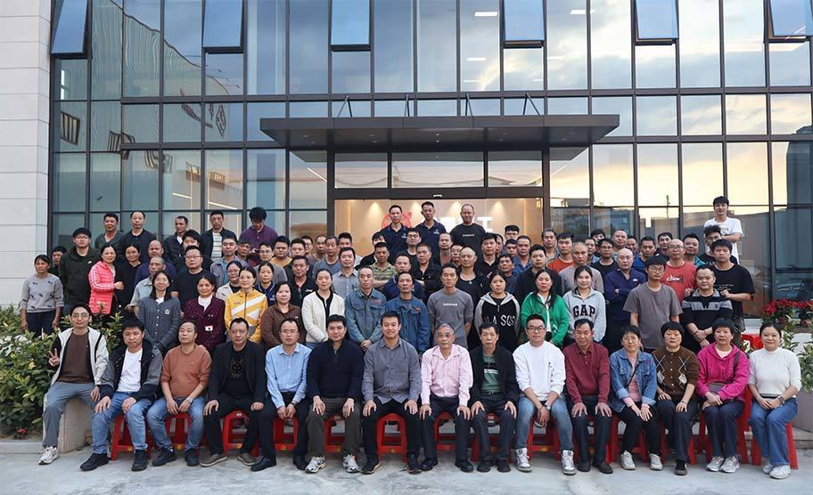 Group photo of company employees