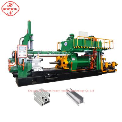 China Complete Set Aluminium Production Line Hydraulic Extrusion Machine Puller Billet Heating Furnce for sale