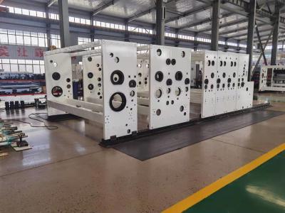 China 2colors Cardboard Paper 415V Corrugated Box Printing Machine Flexo Carton Slotting for sale