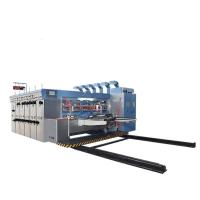 China 1200mm Flexo Printing Slotting Die Cutting Machine Cardboard Carton Paper Box for sale
