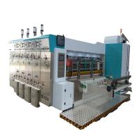 China Plc Control Corrugated Box Printing Machine Digital Paperboard Carton Flexo Slotting for sale
