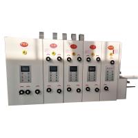 China Carton Box 2 Colors Corrugated Paper Printing Machine Chain Feeder Slotting for sale