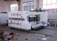 China Creasing Slotting Corrugated Box Printing Machine Auto Independent Lead Edge Feeding for sale